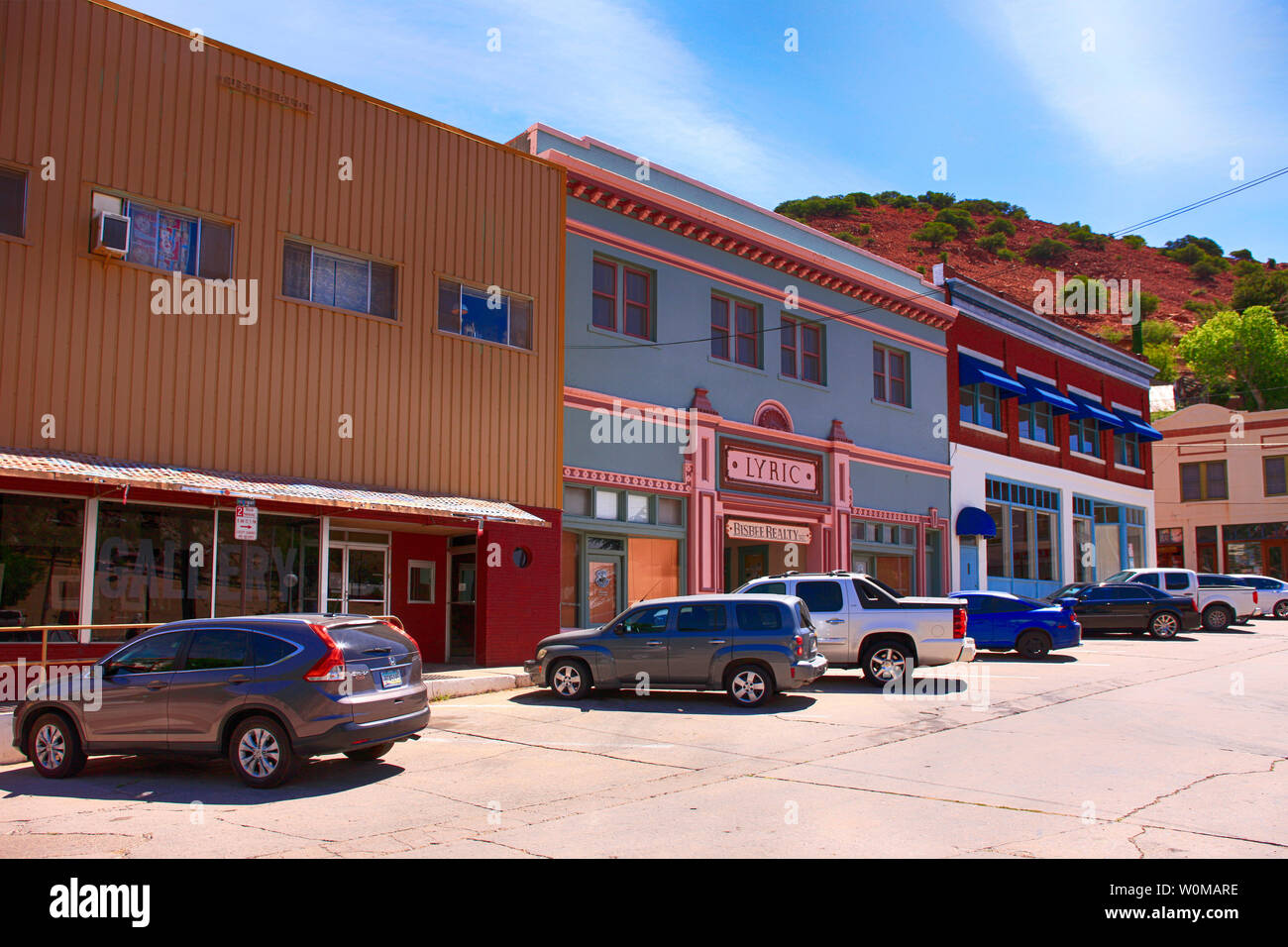 Businesses on Main Street also called Tombstone Canyon Road in the ...
