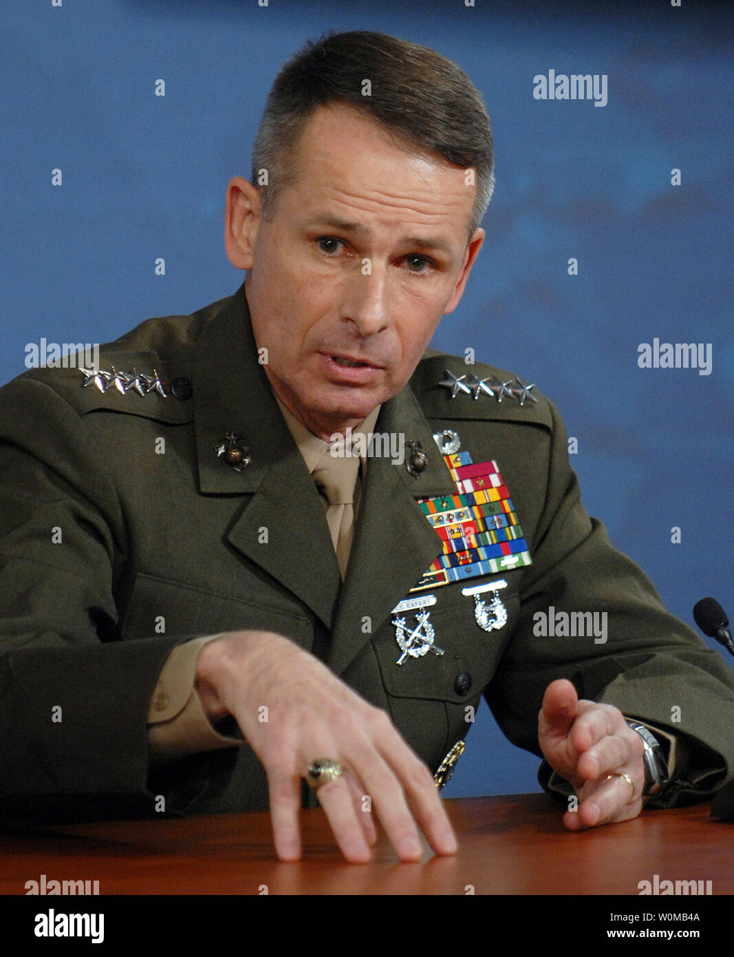 Chairman of the Joint Chiefs of Staff Gen. Peter Pace, seen at the ...
