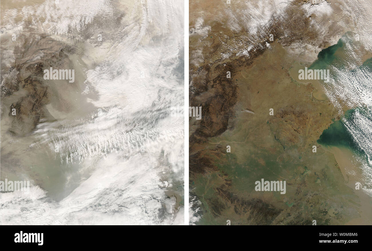 Pollution satellite image hi-res stock photography and images - Alamy