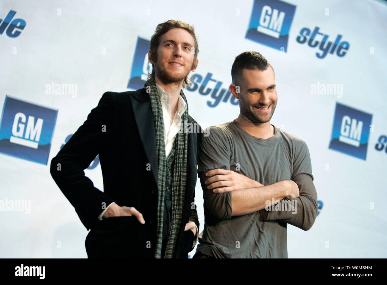 Grammy award-winning Maroon 5 band members Jesse Carmichael (left) and ...