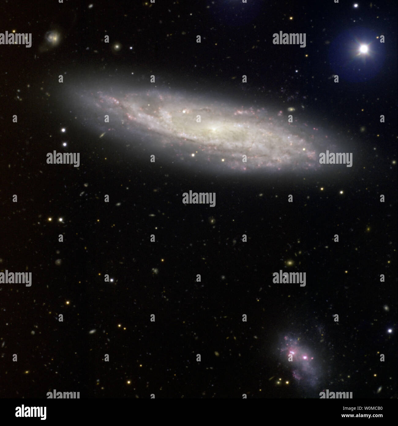 Camera On A Nebula Exploding