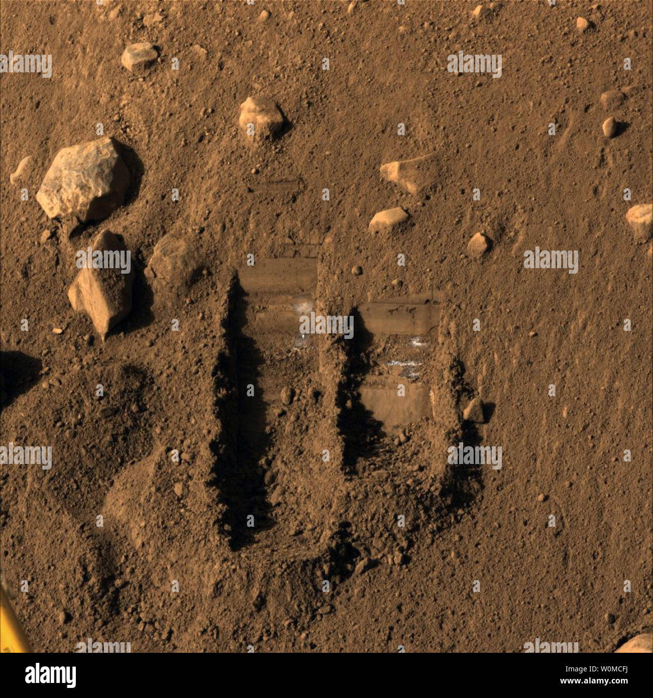 NASA's Phoenix Mars Lander's Surface Stereo Imager took this image on ...