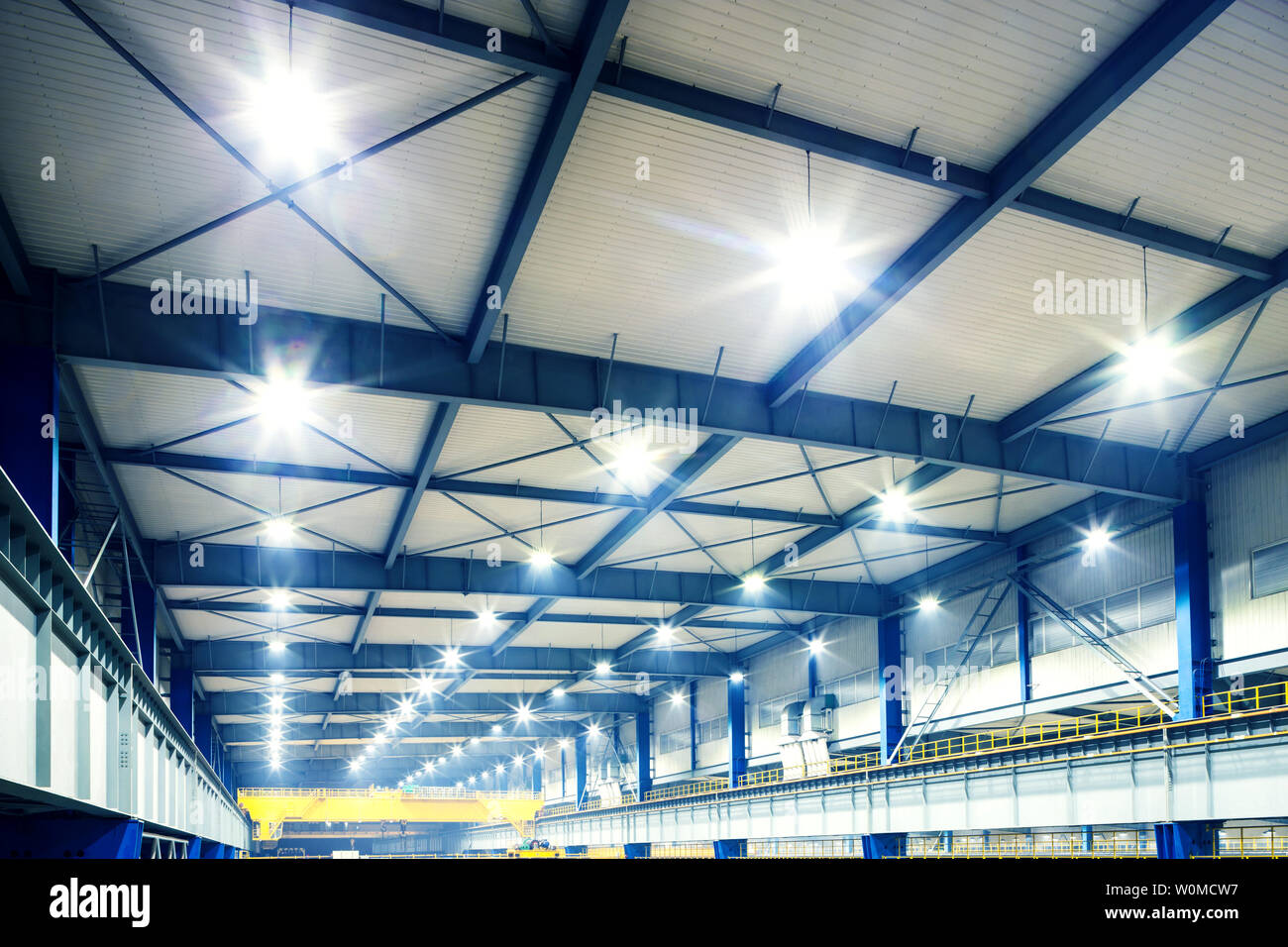 Interior of factory workshop Stock Photo - Alamy
