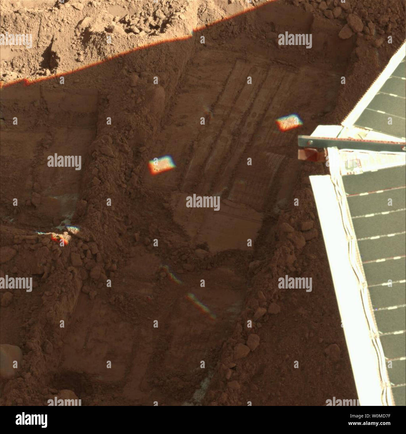 In this NASA image, taken by the Surface Stereo Imager on September 8 ...