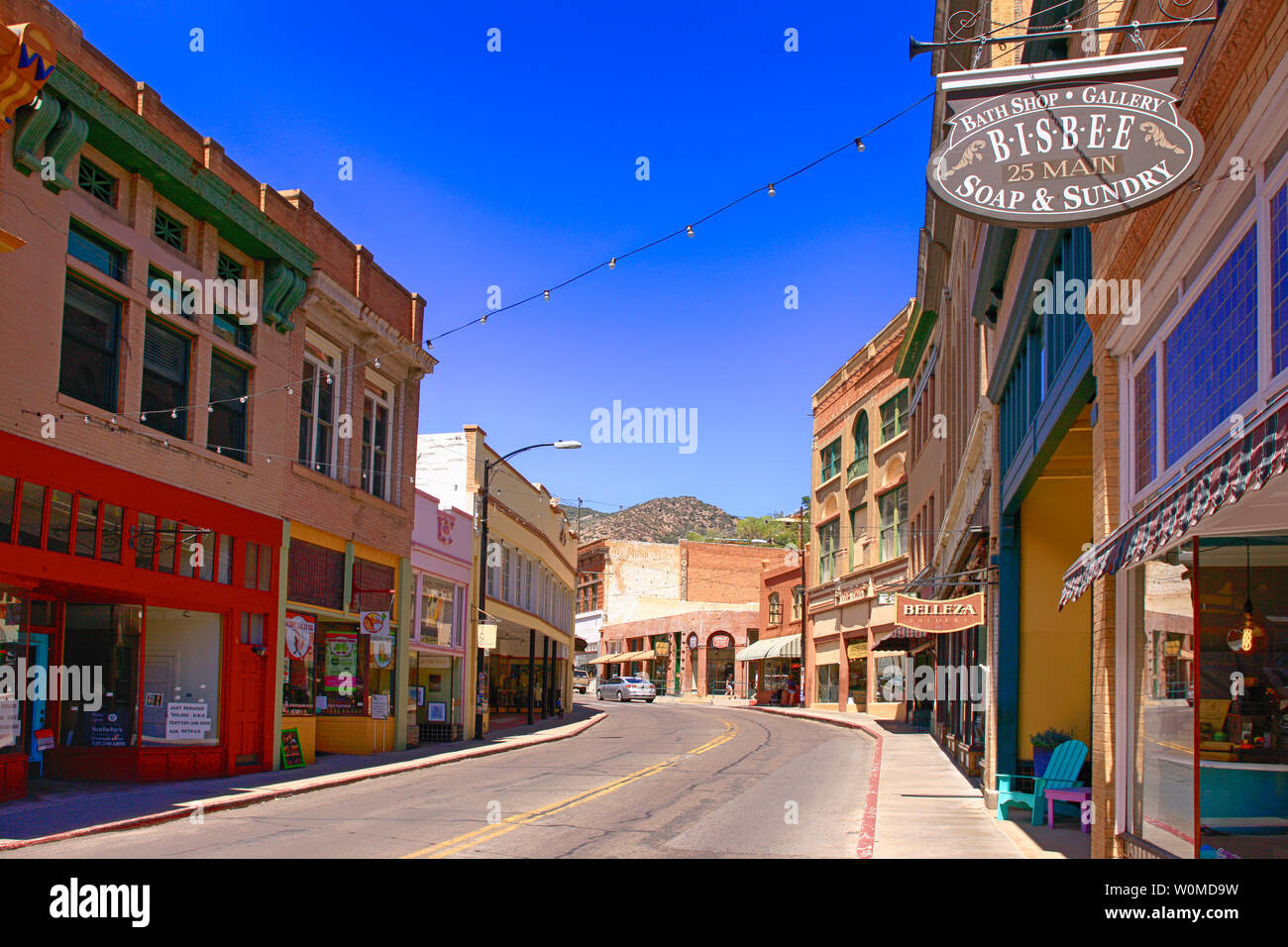 Businesses on Main Street also called Tombstone Canyon Road in the ...