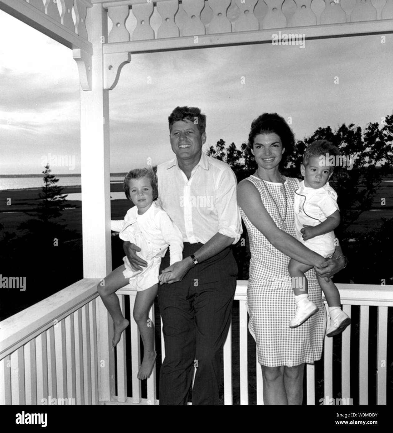 President John F. Kennedy and First Lady Jacqueline Kennedy with their ...