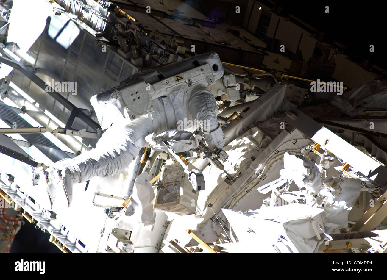 Astronaut Steve Bowen, NASA mission STS-126 specialist, participates in ...