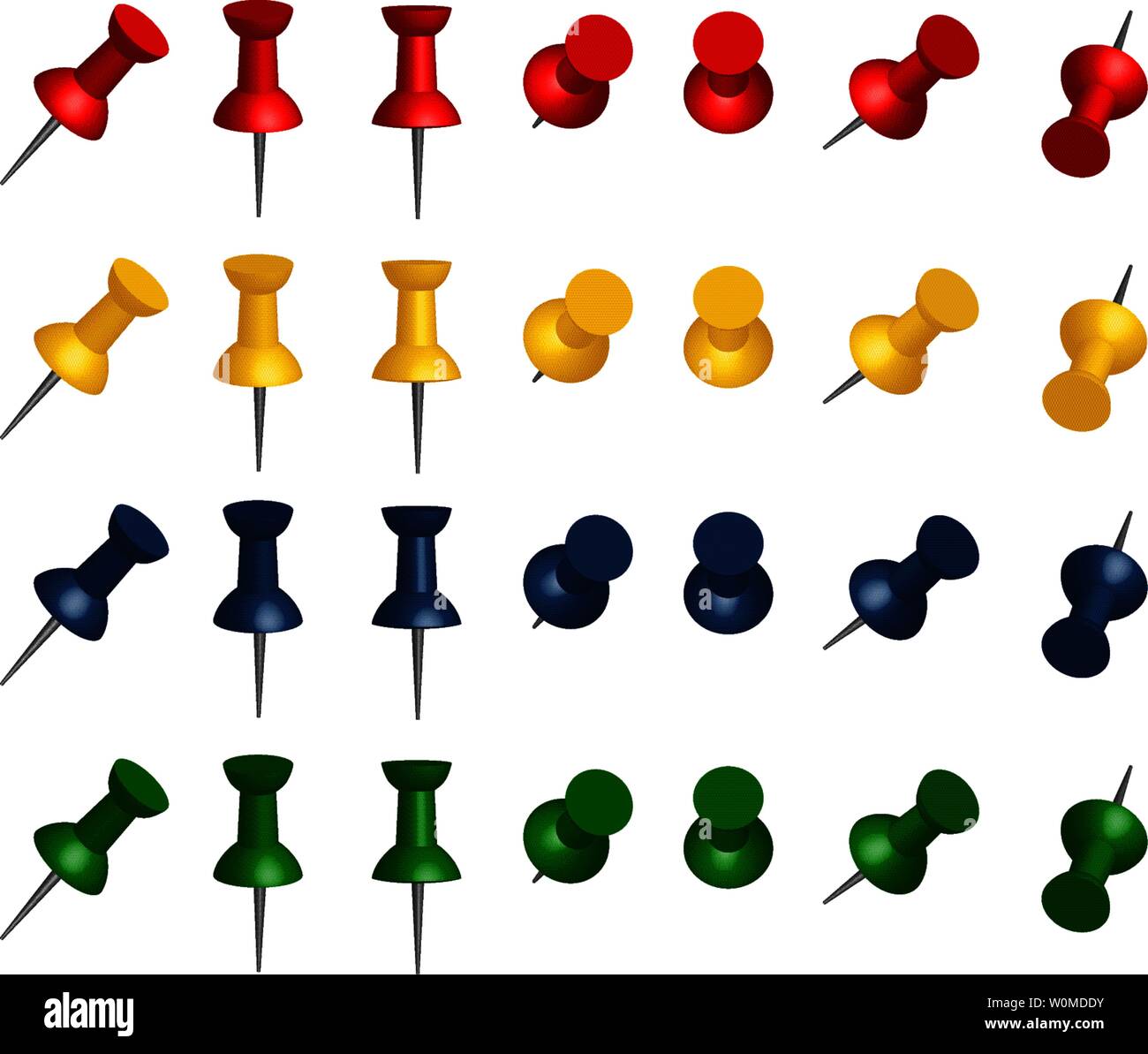 pin vector needle nail post board cork Stock Vector Image & Art - Alamy