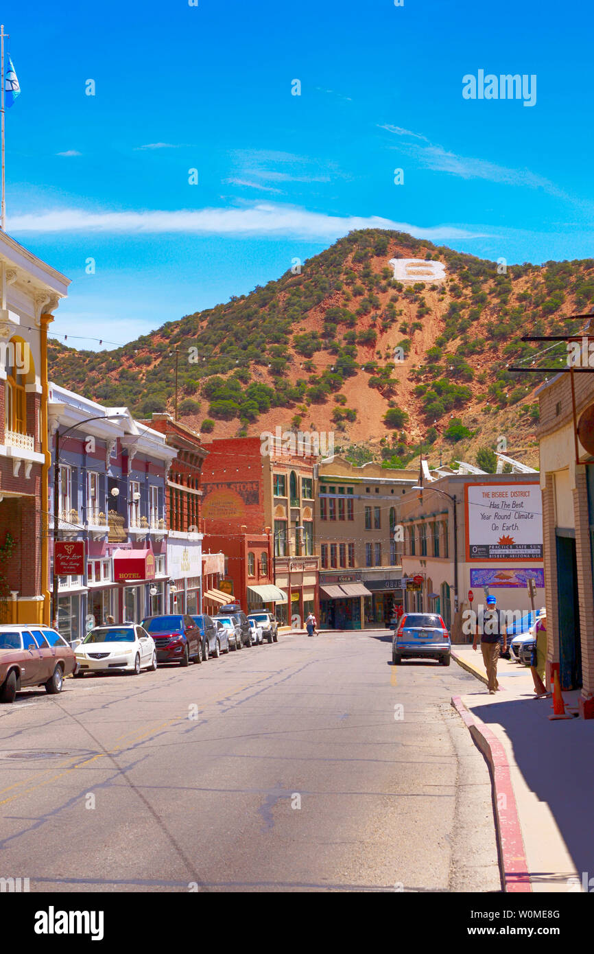 Businesses on Main Street also called Tombstone Canyon Road in the ...