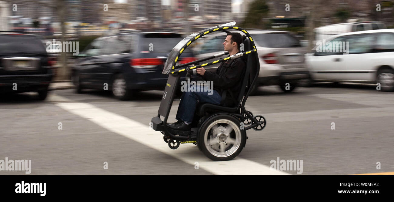 This General Motors image shows a new prototype Segway being devolved ...