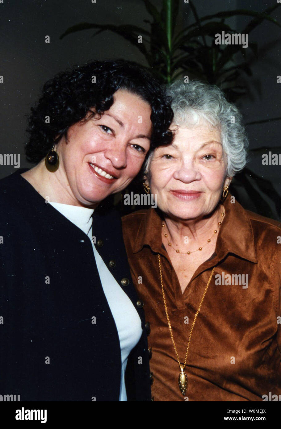 Federal appeals Judge Sonia Sotomayor (L), pictured in an undated photo with mother Celina ...
