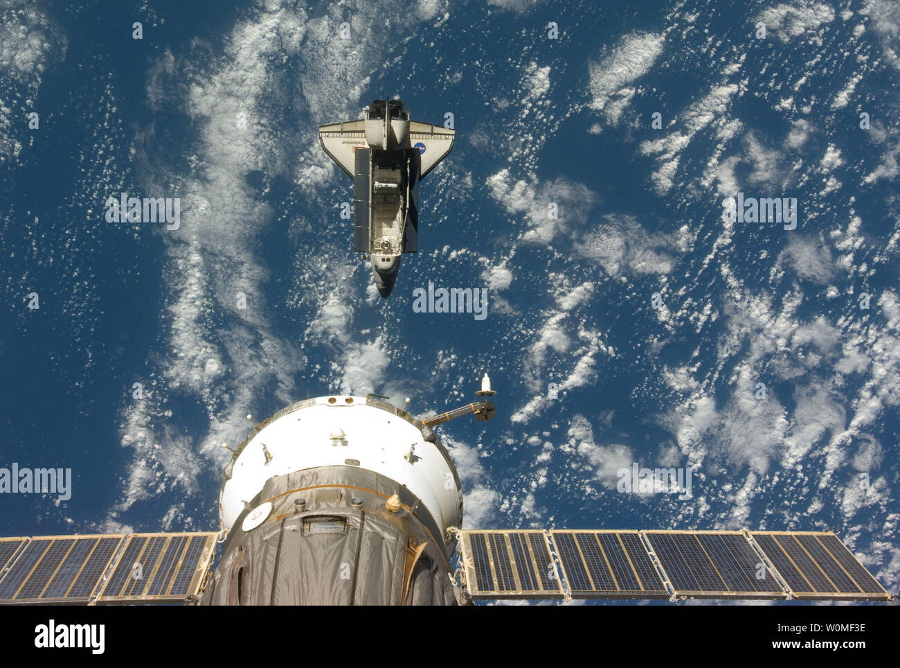 This NASA image taken by the crew aboard the International Space ...