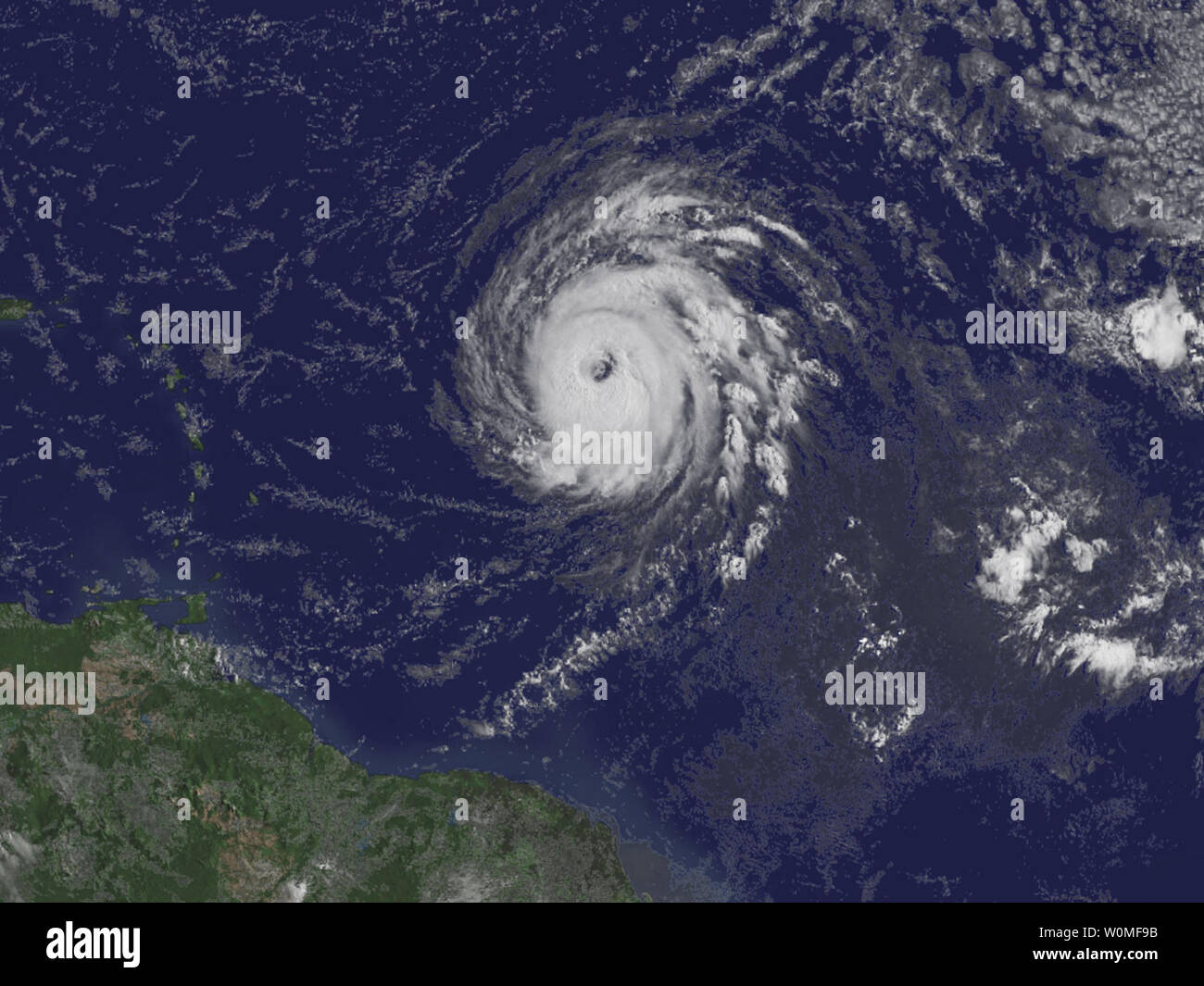 This NOAA Satellite image released on August 18, 2009 shows Hurricane ...