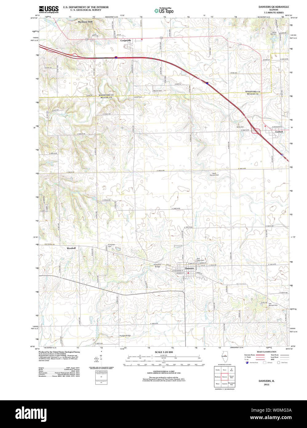 Map of danvers Cut Out Stock Images & Pictures - Alamy