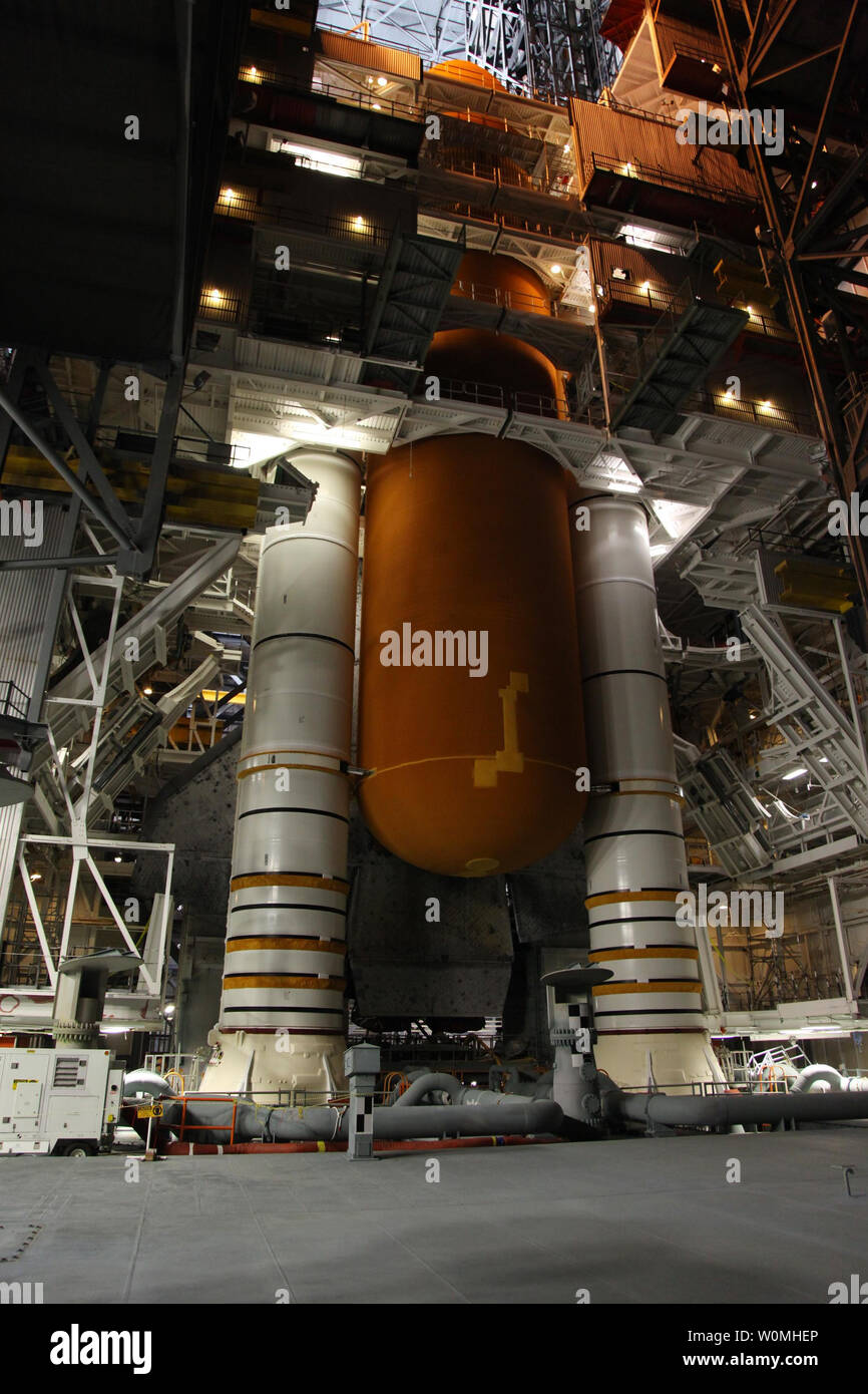 This NASA image taken on December 23, 2010 shows Space Shuttle ...