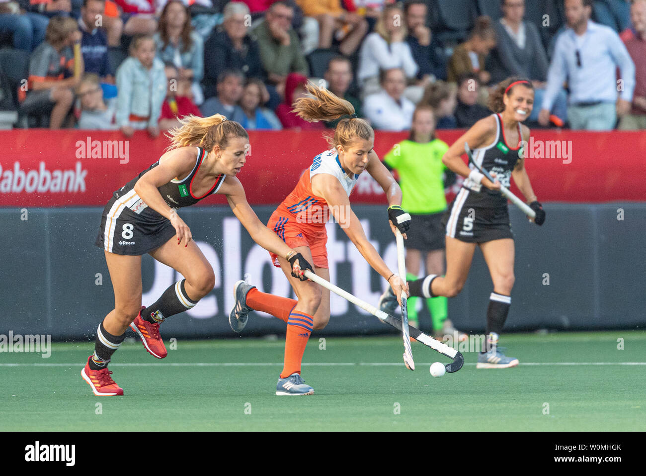 Amstelveen, Netherlands. 27th June, 2019. Amsterdam, 27-06-2019, Hockey ...