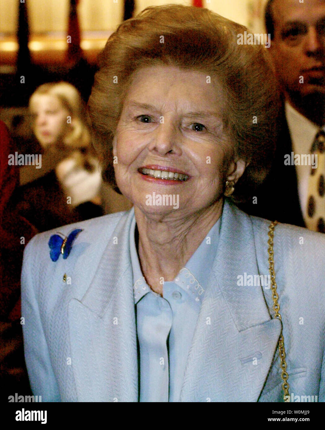 Former First Lady Betty Ford, seen in this June 4, 2001 file photo ...