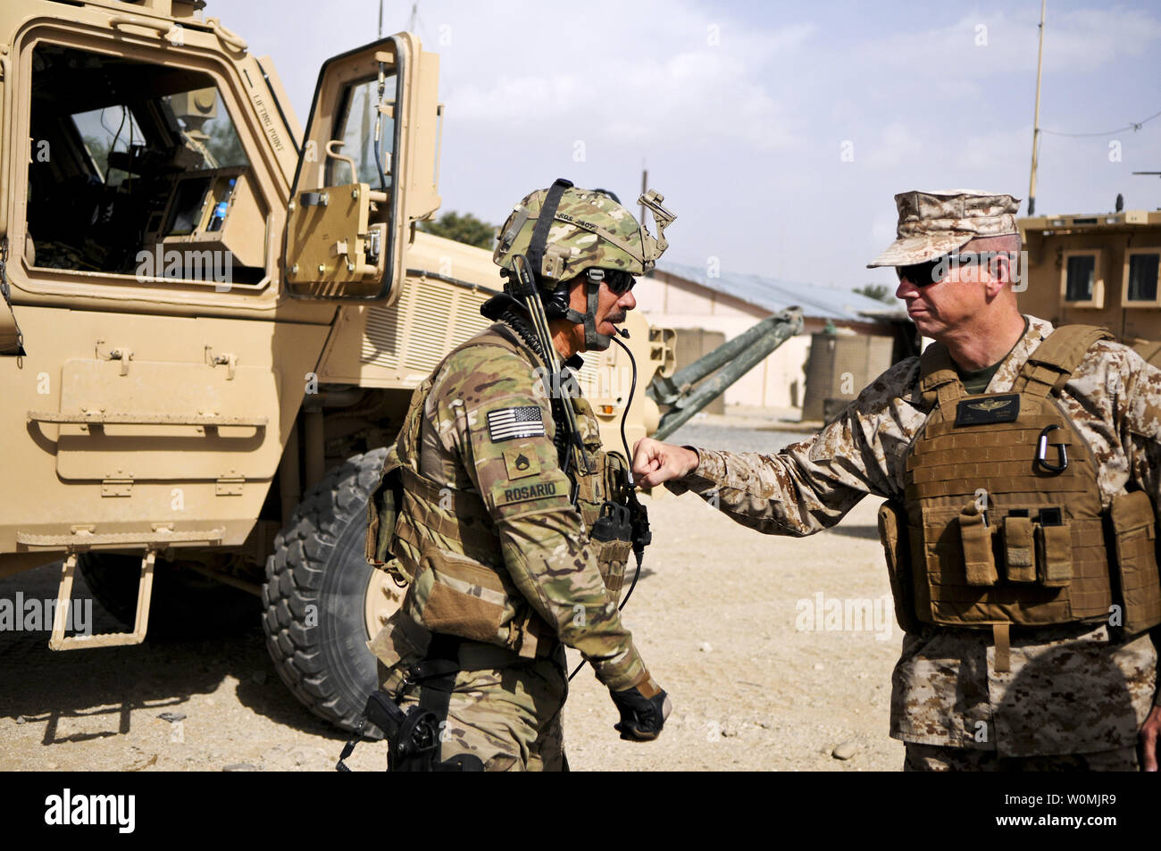 Ghazni Afghanistan Military Base Bragg Paratroopers, Afghan Soldiers