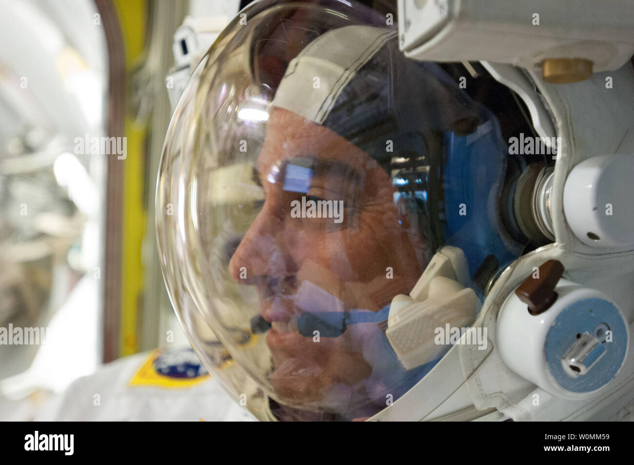 Expedition 35 Flight Engineer Chris Cassidy, who currently is living ...