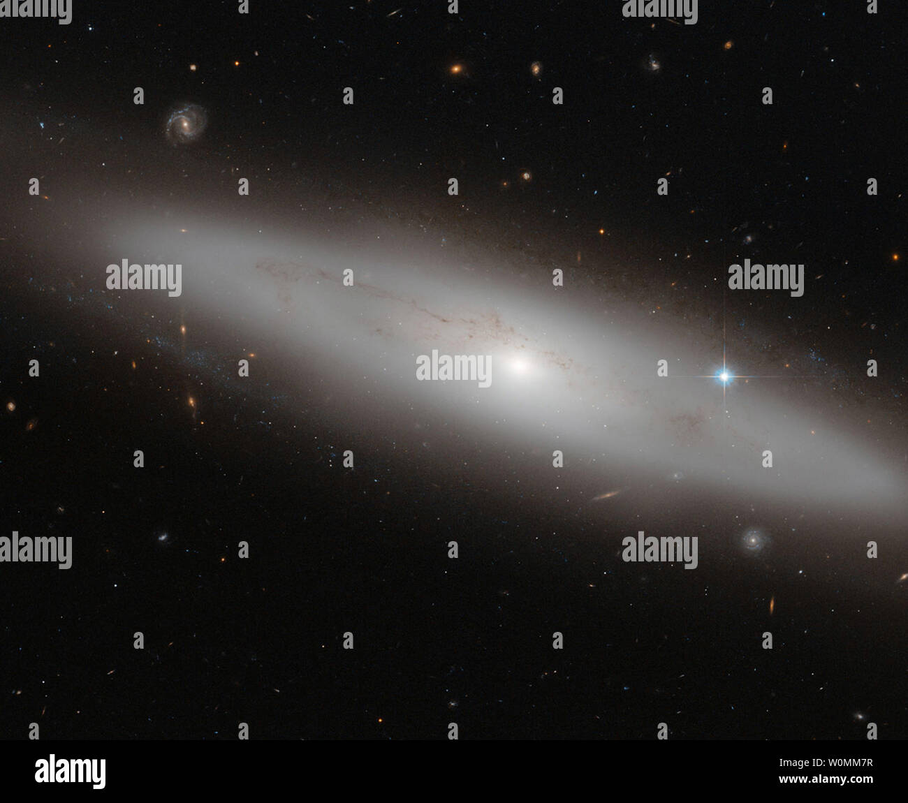 This undated NASA image taken by the Hubble Space Telescope shows ...