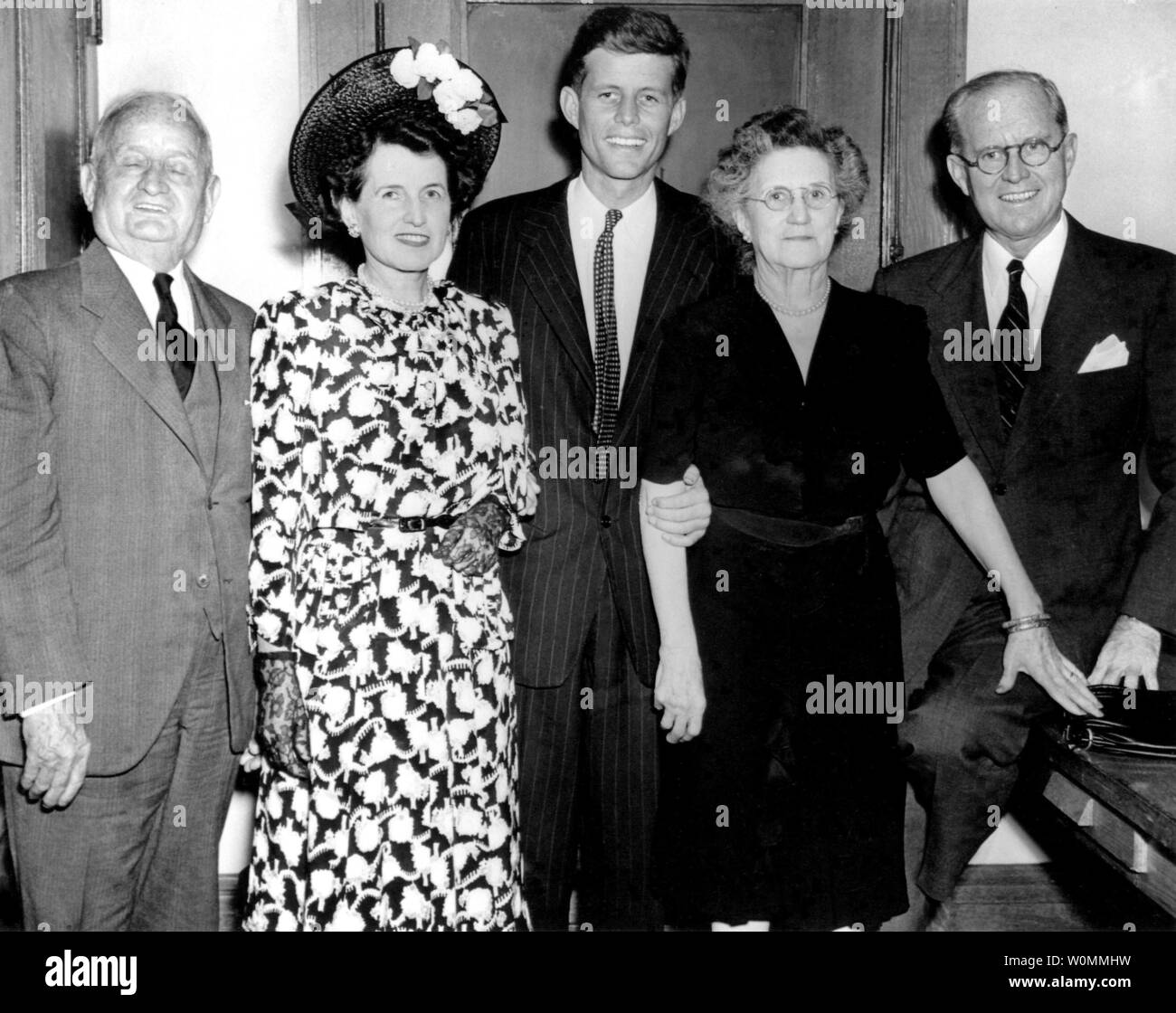 John F. Kennedy is seen here in this November 1946 file photo with his ...