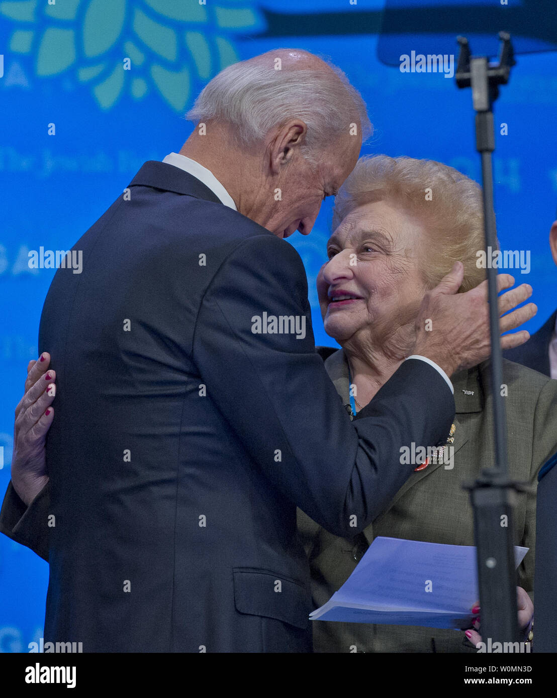 United States Vice President Joe Biden thanks holocaust survivor Nesse ...