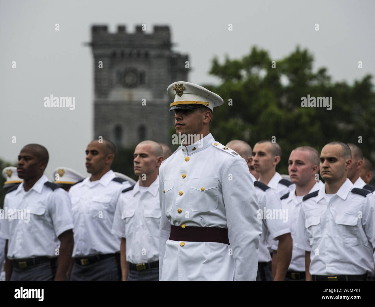 Future Cadets at the U.S. Military Academy at West Point, N.Y., gather ...