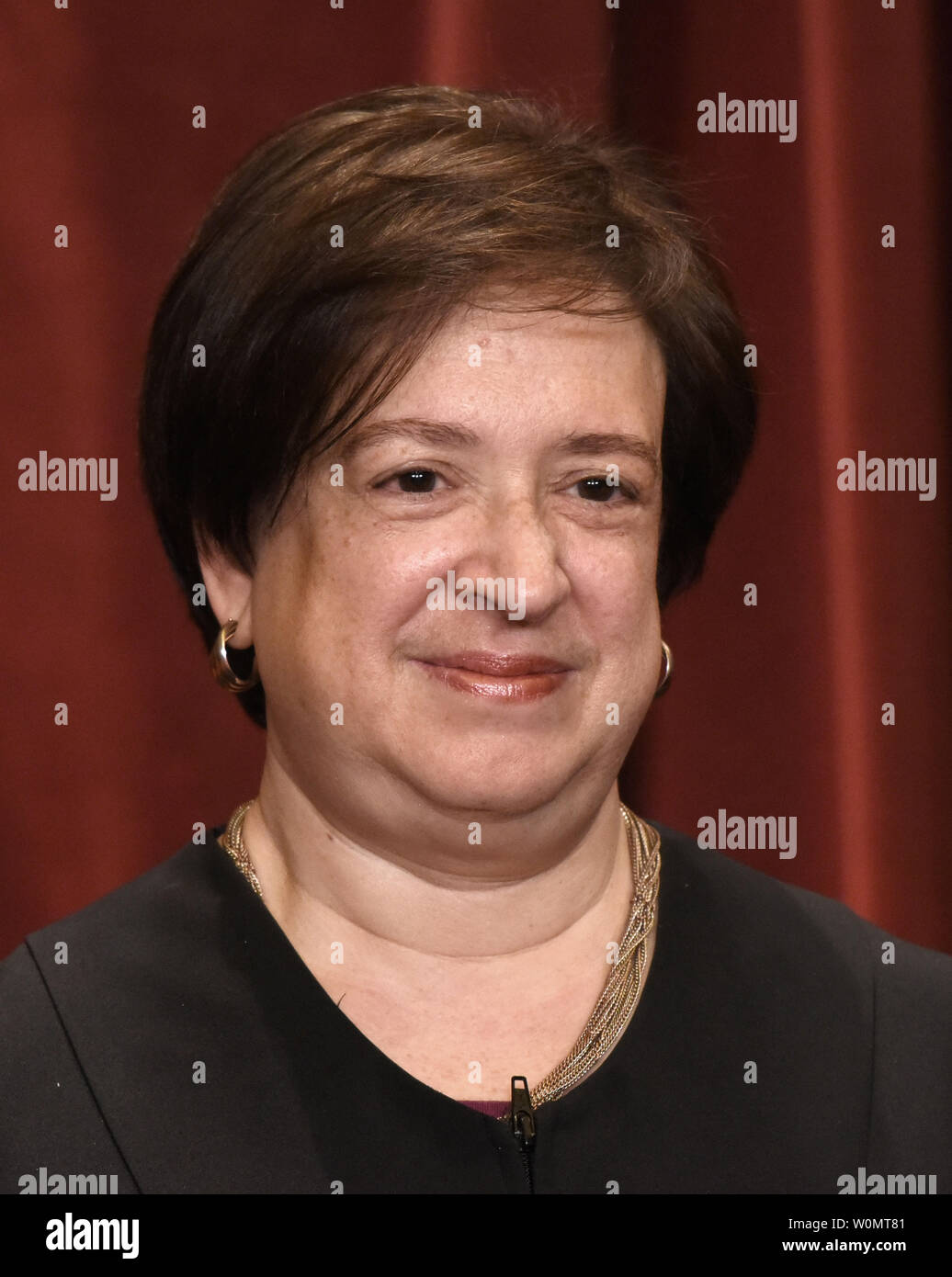 Associate Justice Elena Kagan is shown as members of the U.S. Supreme ...