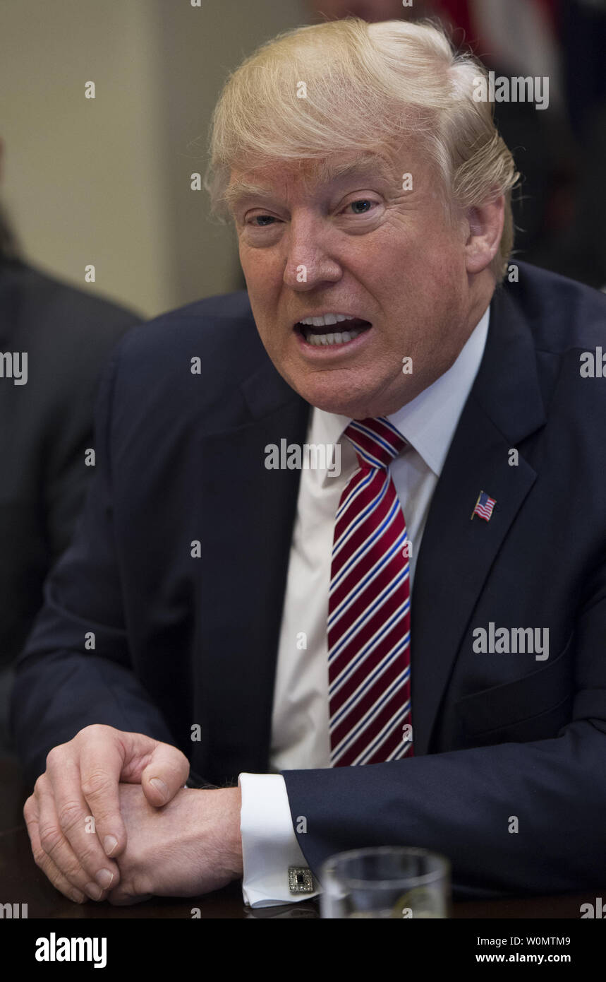 President Donald Trump leads a tribal, state, and local energy round ...