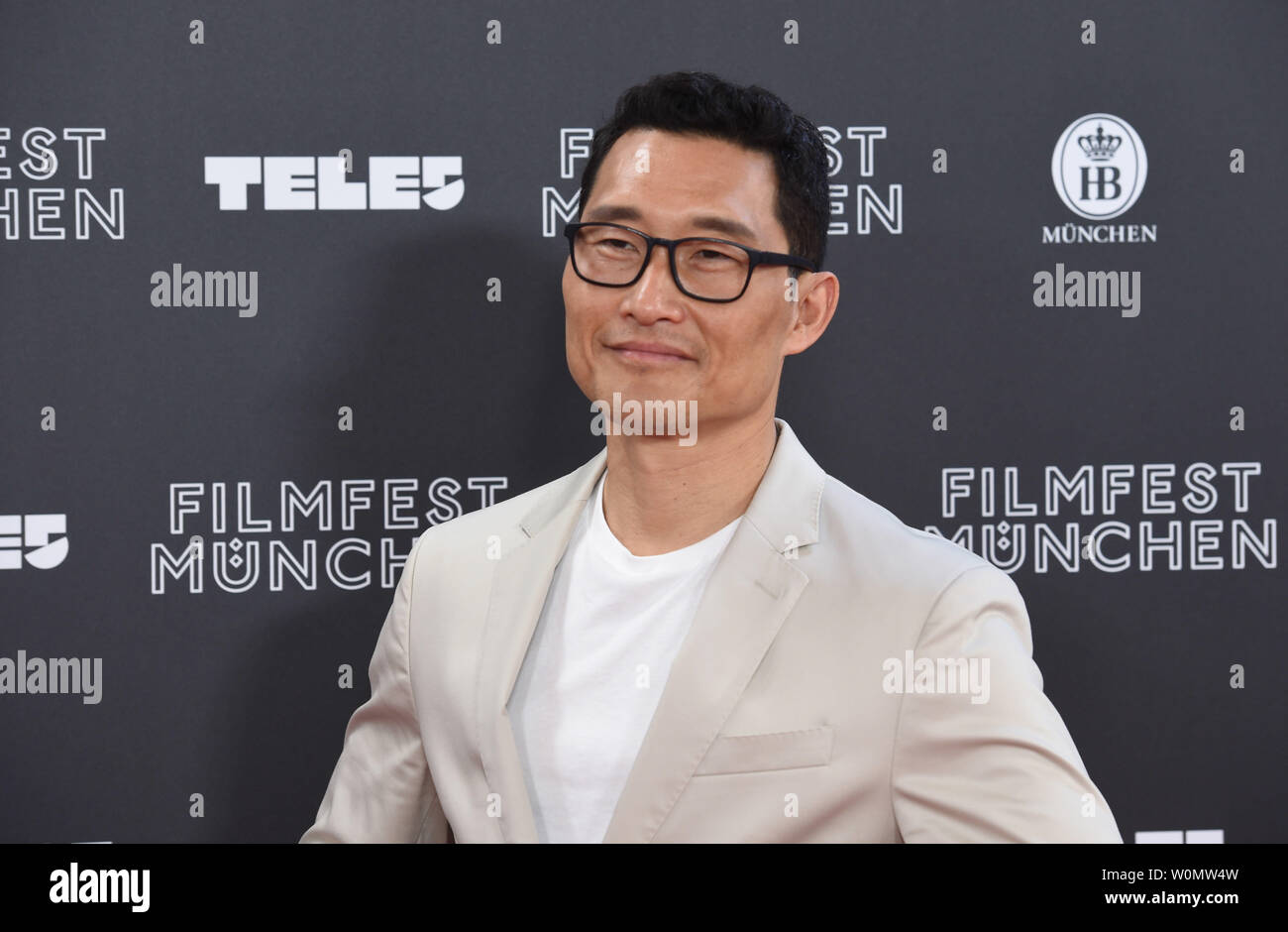 Munich, Germany. 27th June, 2019. The actor Daniel Dae Kim stands on ...