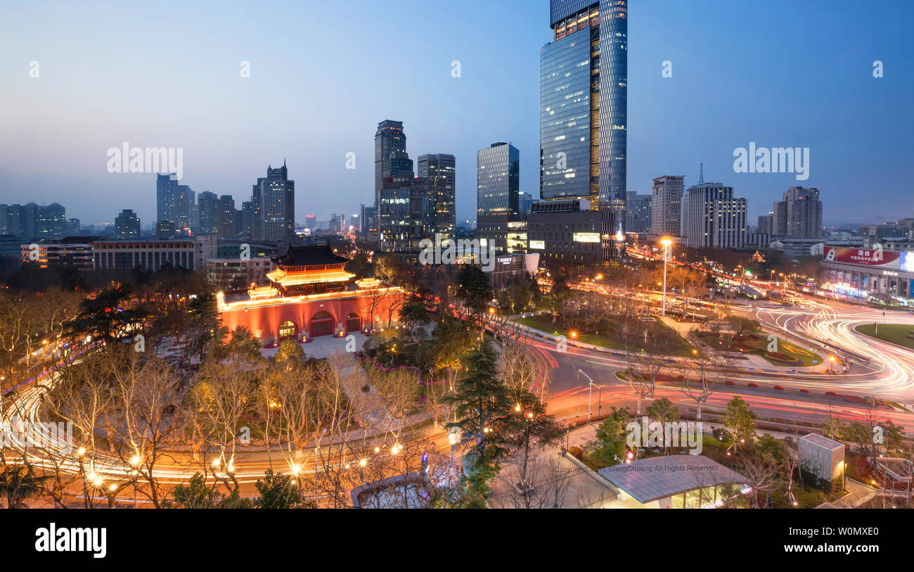 Nanjing road at dusk hi-res stock photography and images - Alamy