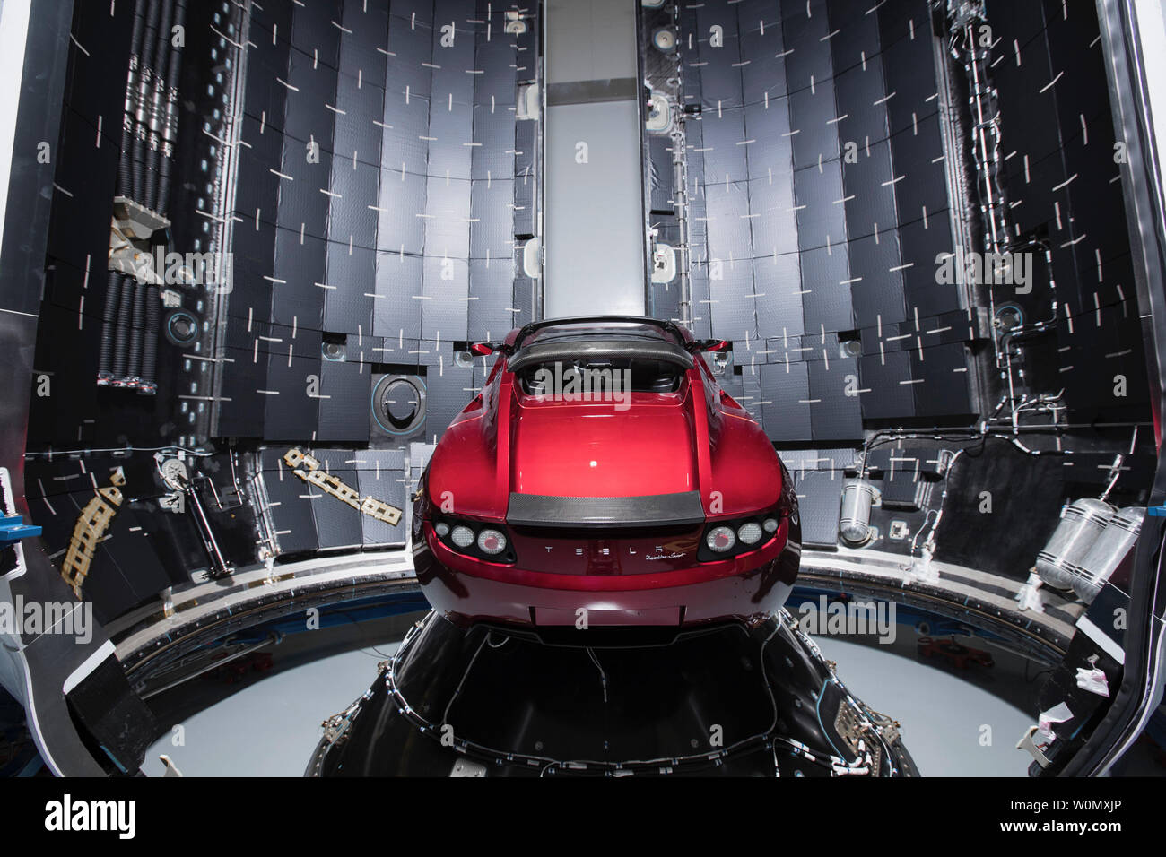 "A Red Car for the Red Planet," wrote SpaceX CEO Elon Musk as he ...