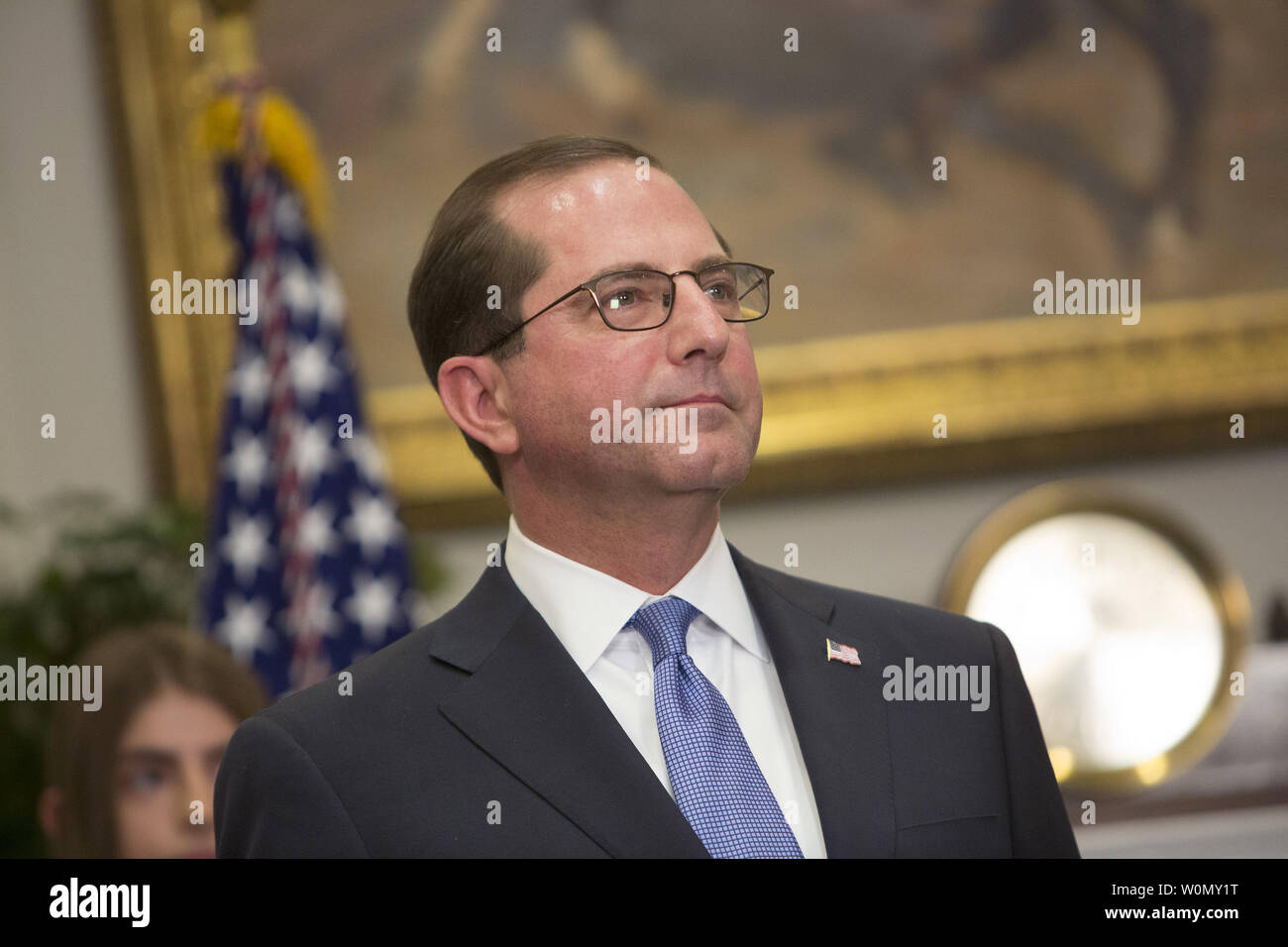 Alex Azar, Secretary of the Department of Health and Human Services, is ...