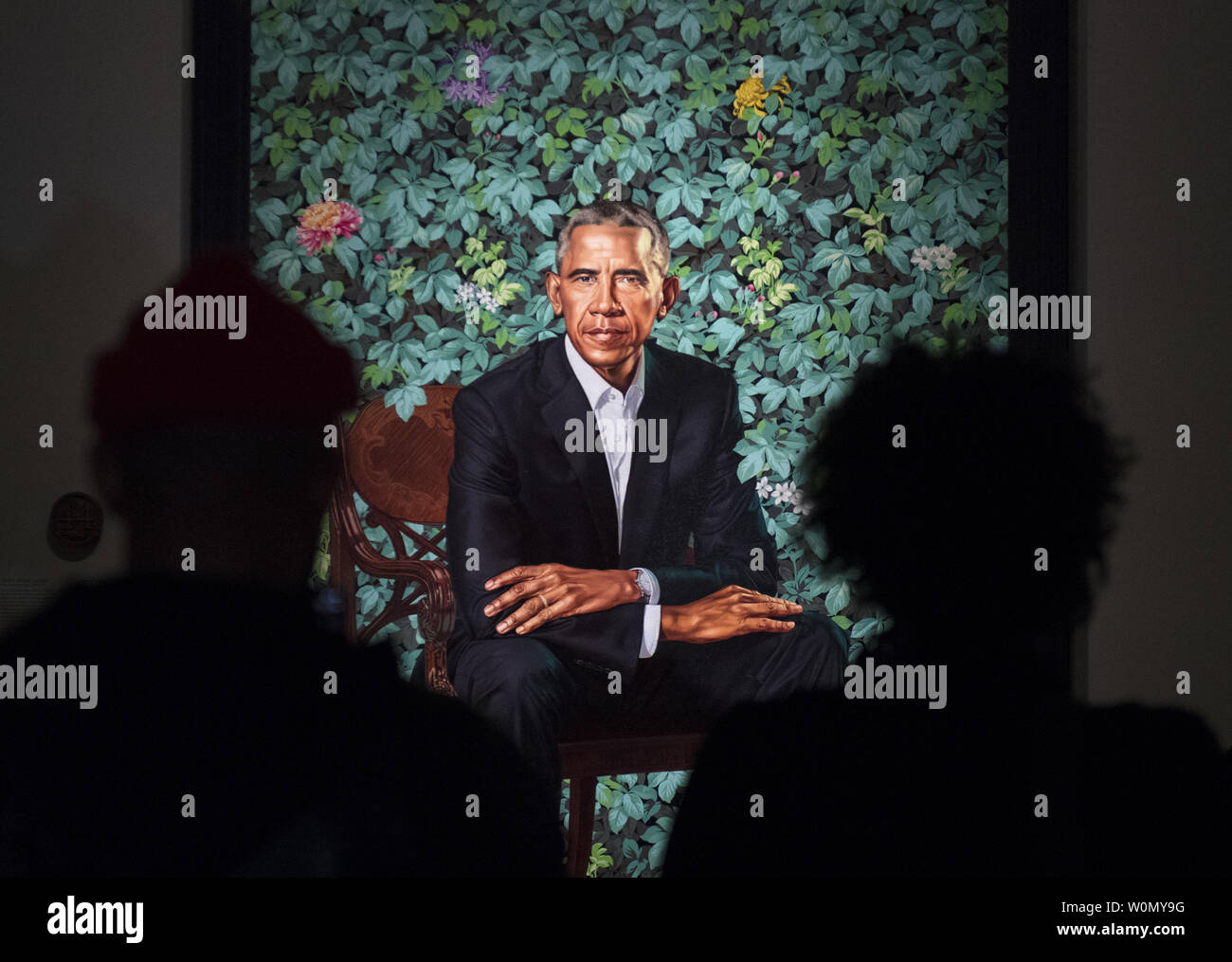 Michelle obama portrait gallery hi-res stock photography and images - Alamy