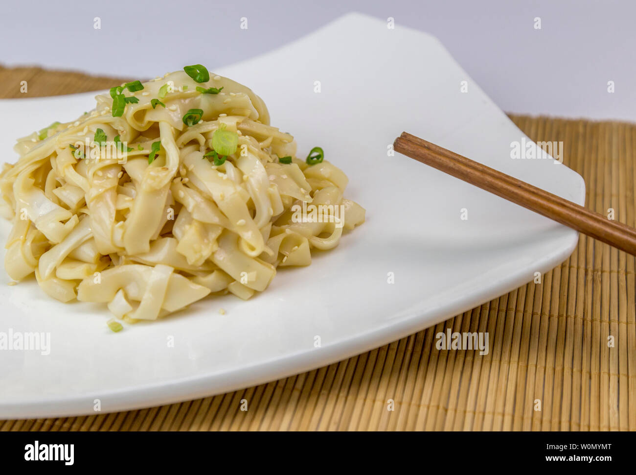Chinese cuisine stir-fried river powder Stock Photo - Alamy