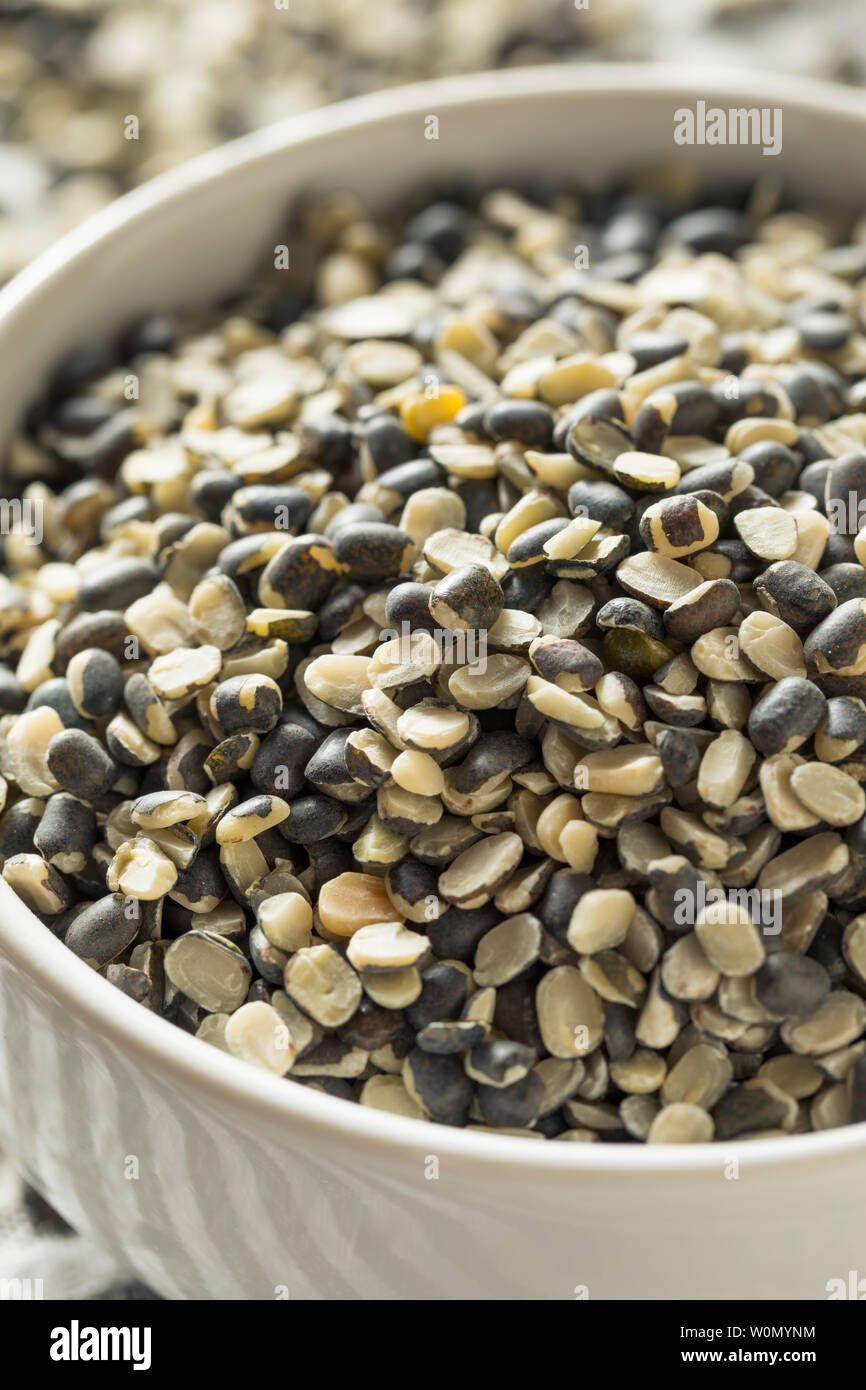 Dry Organic Murad Split Matpe Beans in a Bowl Stock Photo - Alamy