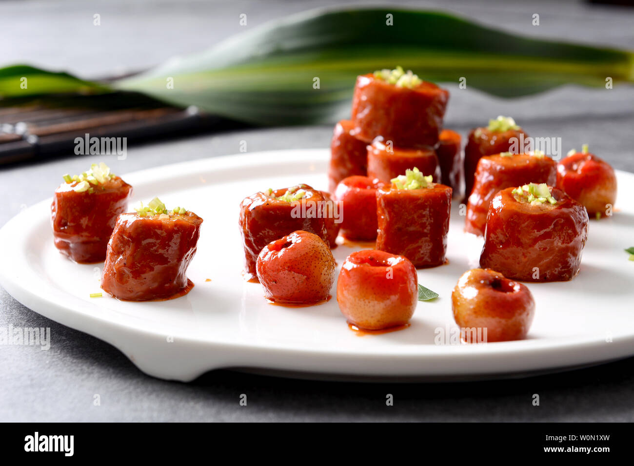 Pictures of various dishes Stock Photo - Alamy