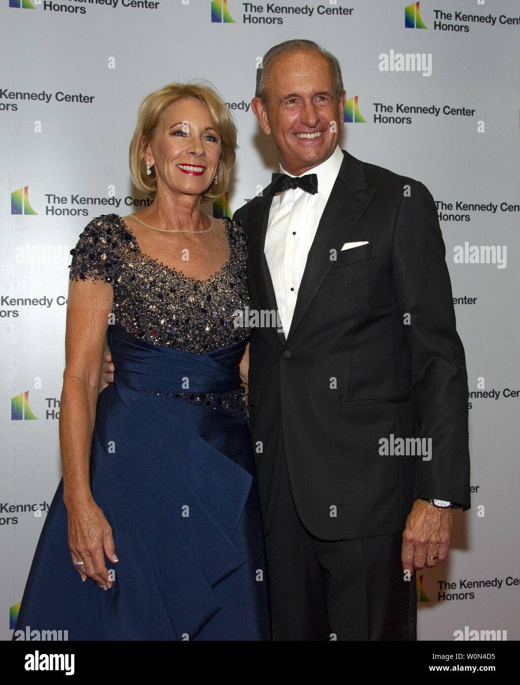 United States Secretary of Education Betsy DeVos and her husband ...