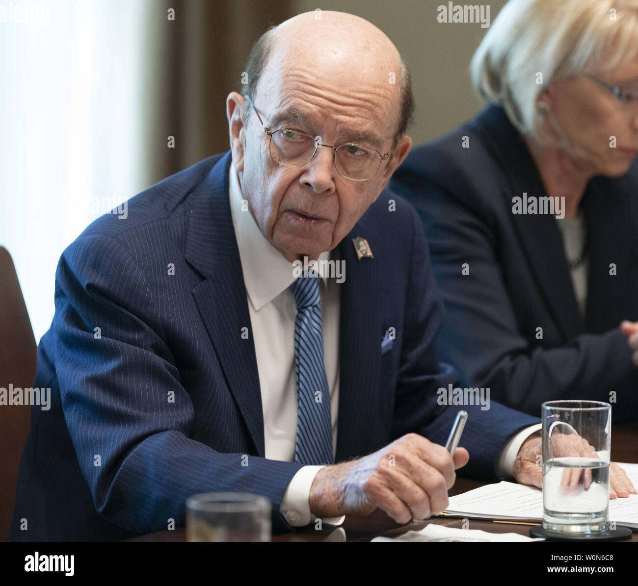 United States Secretary of Commerce Wilbur L. Ross, Jr. participates in ...