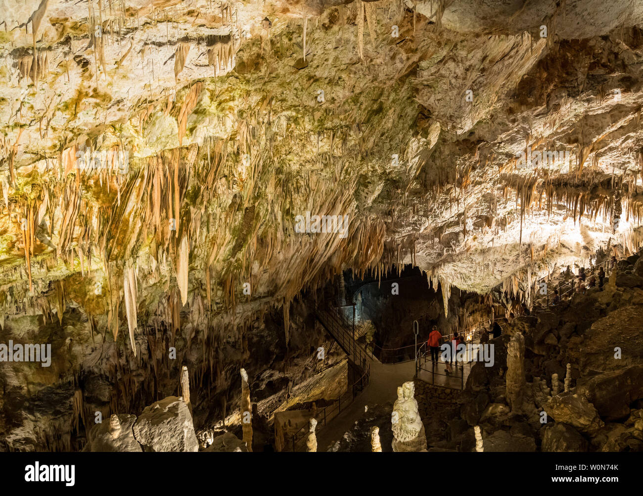 Strange rock formations underground in cave system Stock Photo - Alamy
