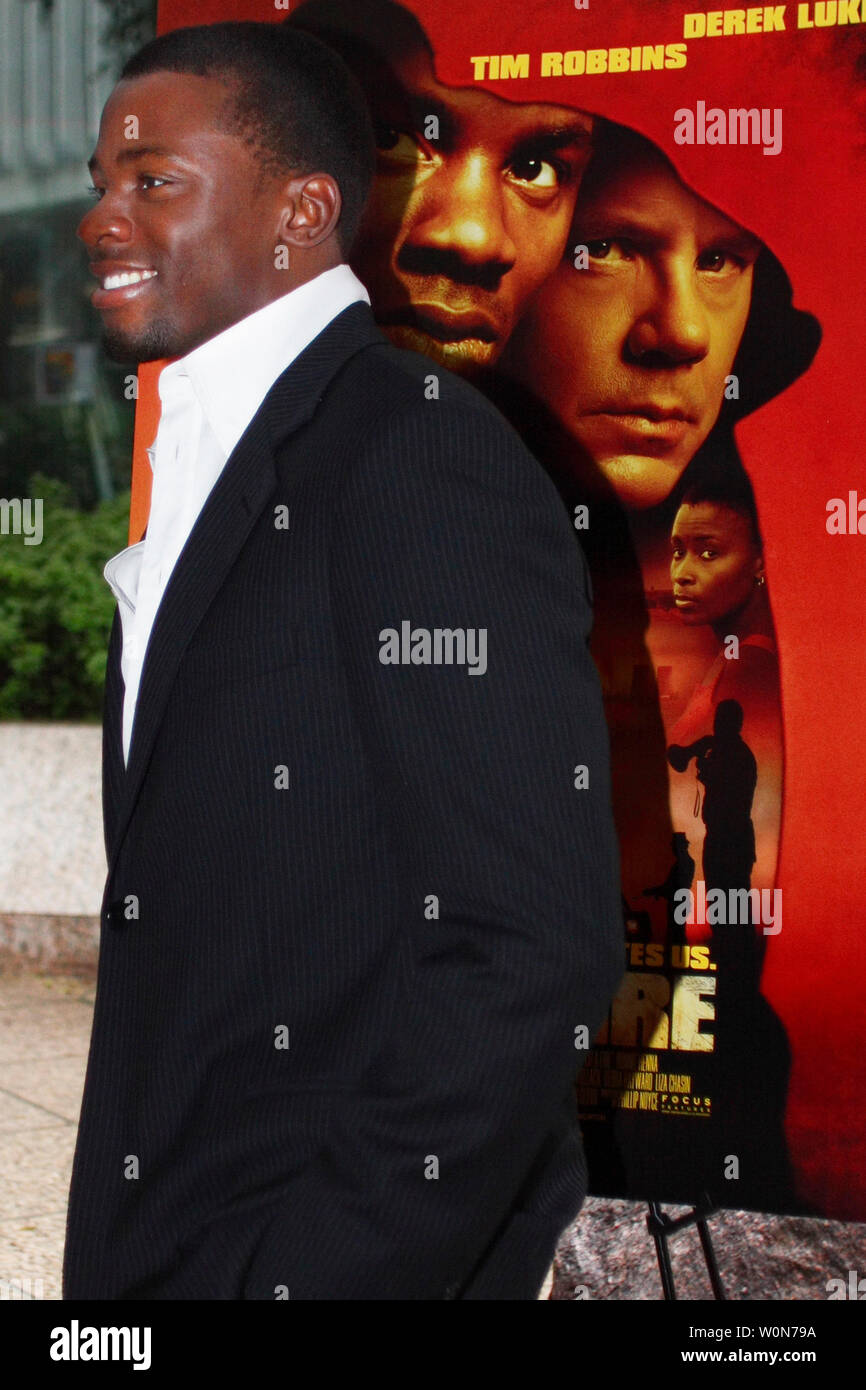 Actor Derek Luke arrives for the screening the film 'Catch a Fire' at ...