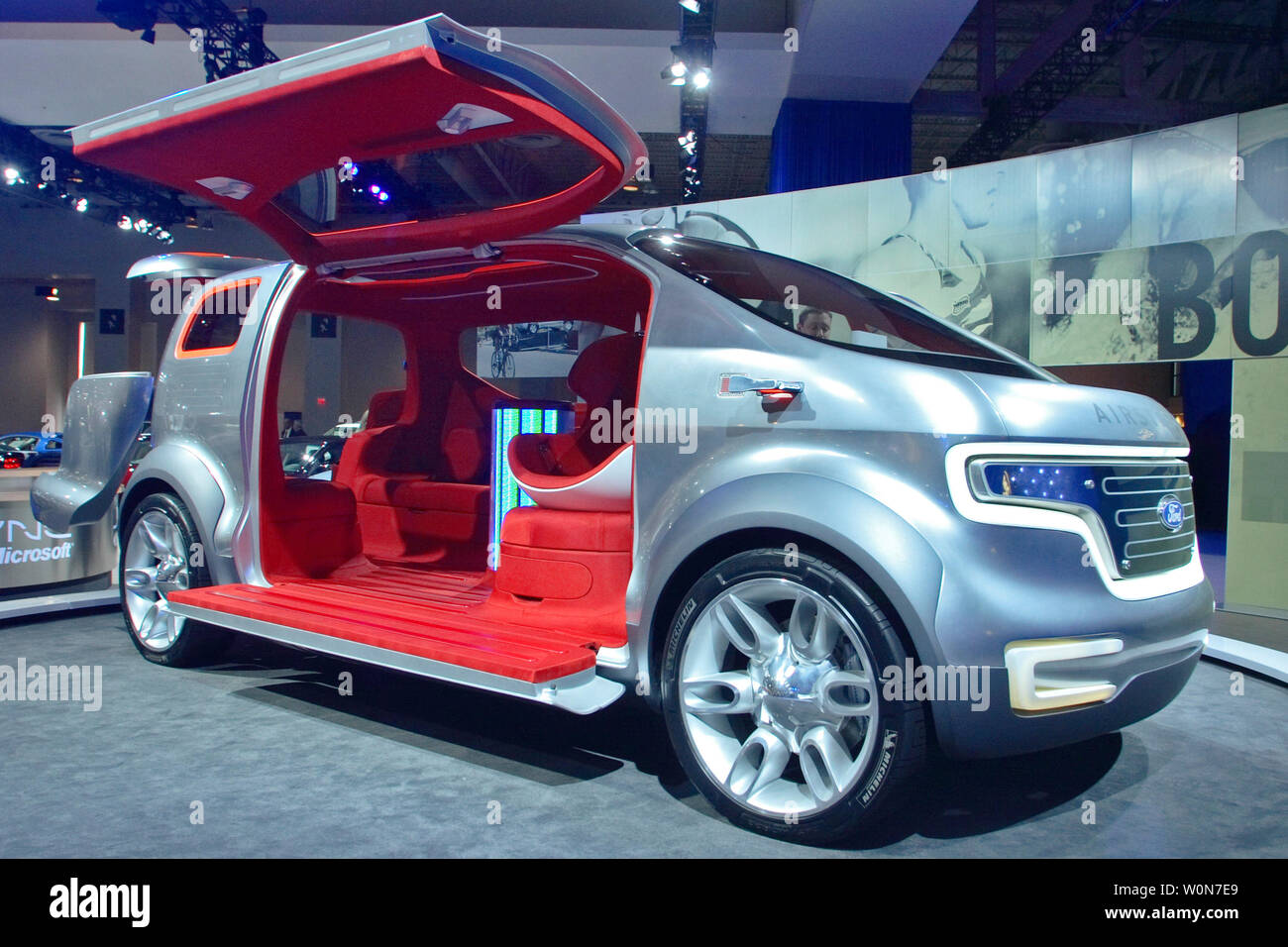 Ford's concept Airstream vehicle with HySeries Drive on display at the ...