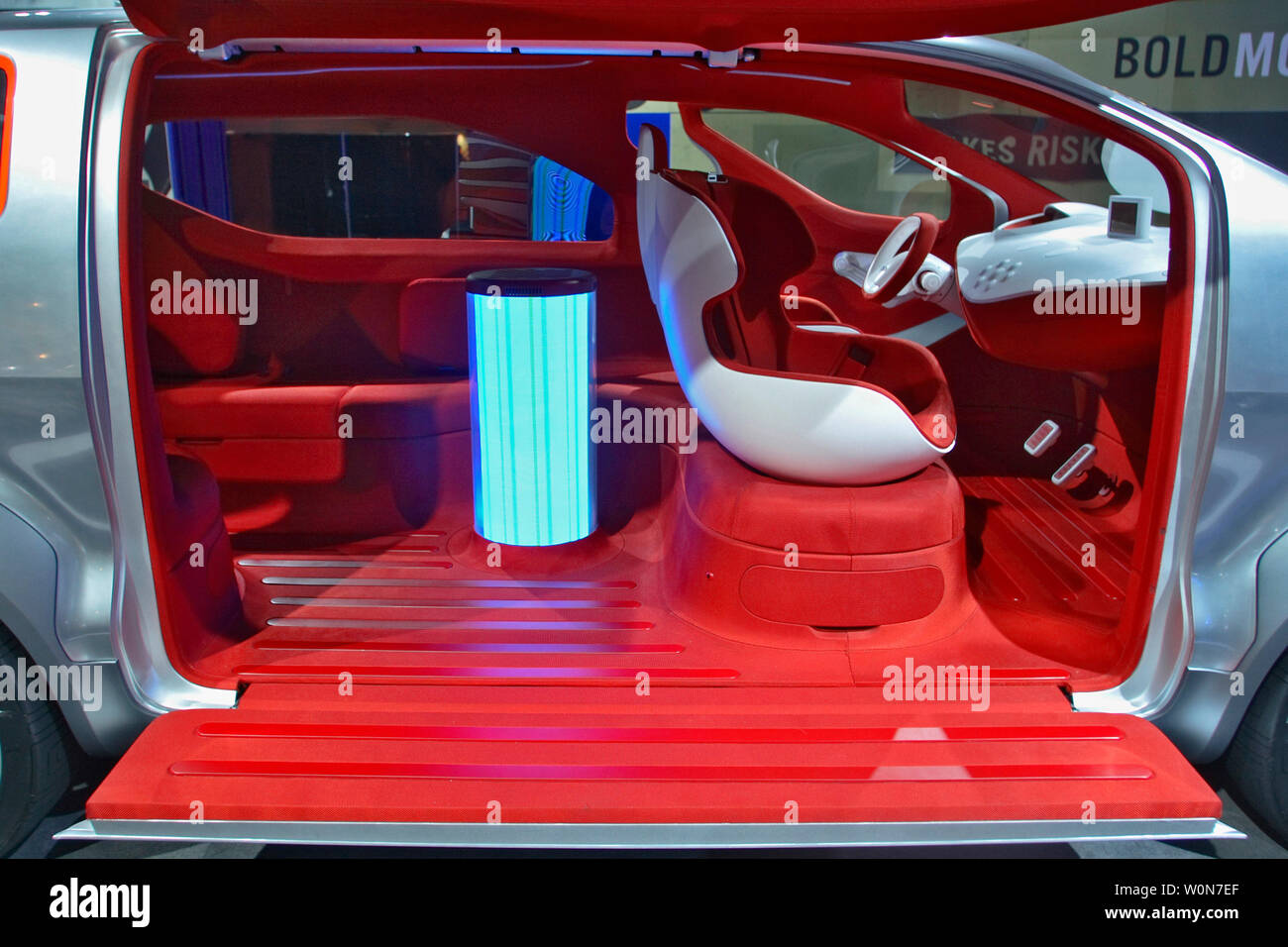 Ford's concept Airstream vehicle with HySeries Drive on display at the ...