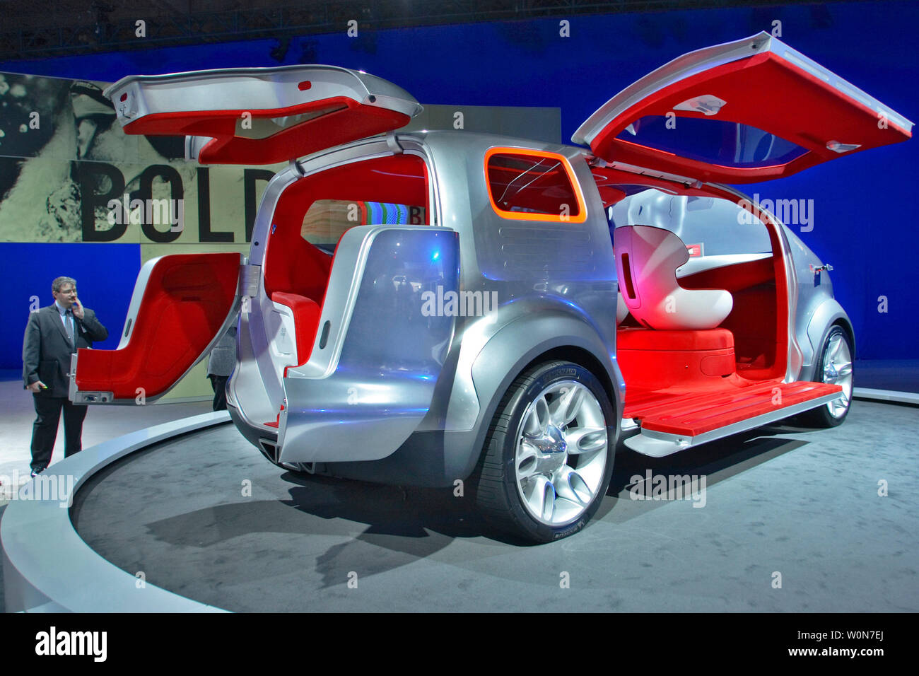 Ford's concept Airstream vehicle with HySeries Drive on display at the ...