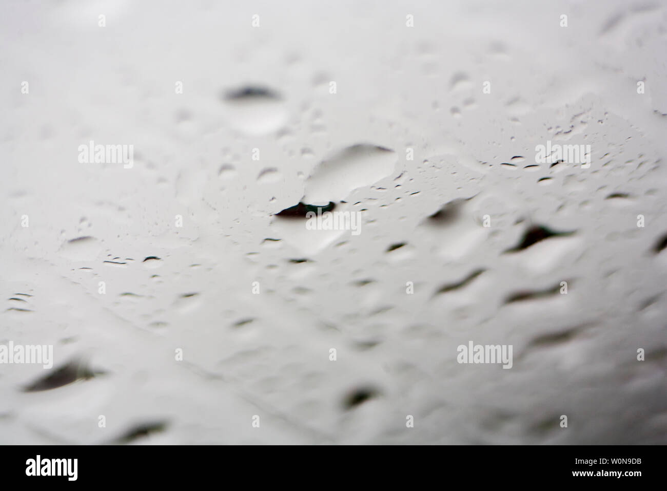 Gray rain drops on window macro background fine art in high quality ...
