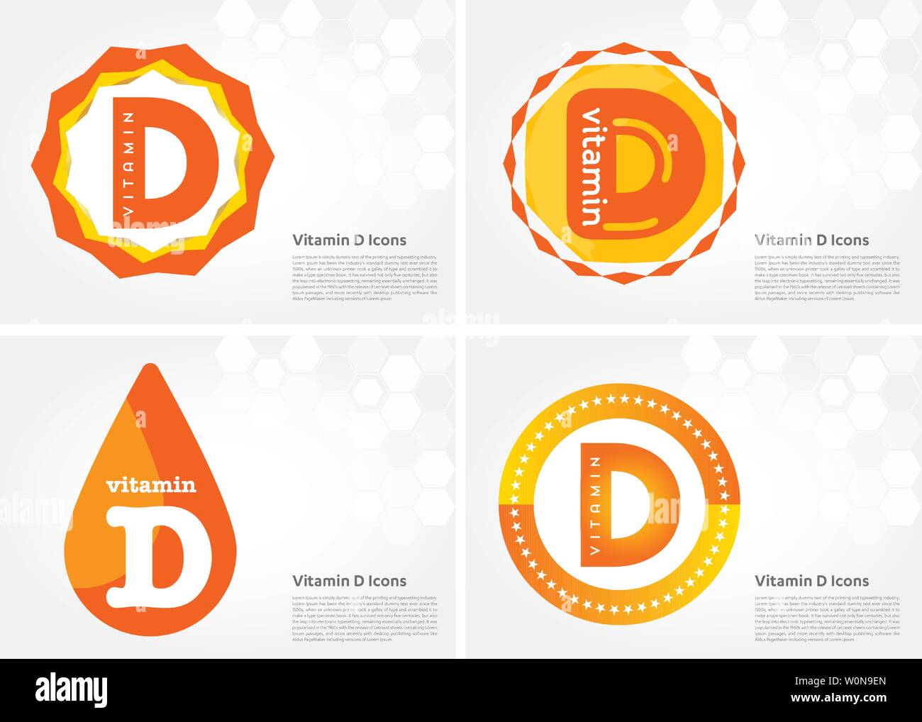 Vitamin D Sun Shining Pill Capsule Icon Collection Black Set