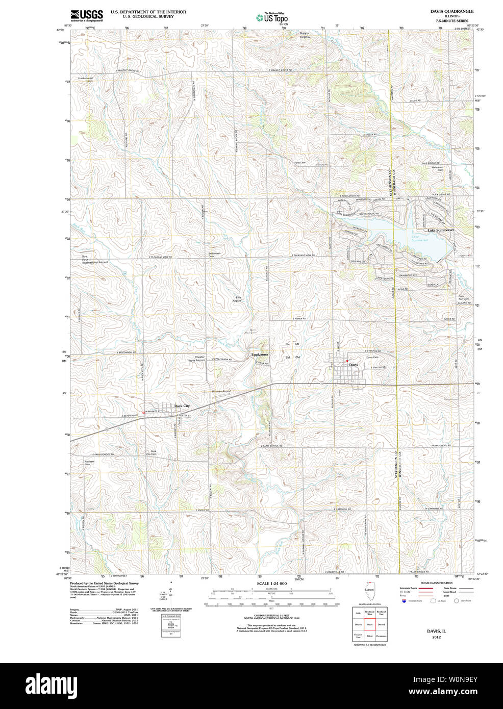 Map of davis Cut Out Stock Images & Pictures - Alamy