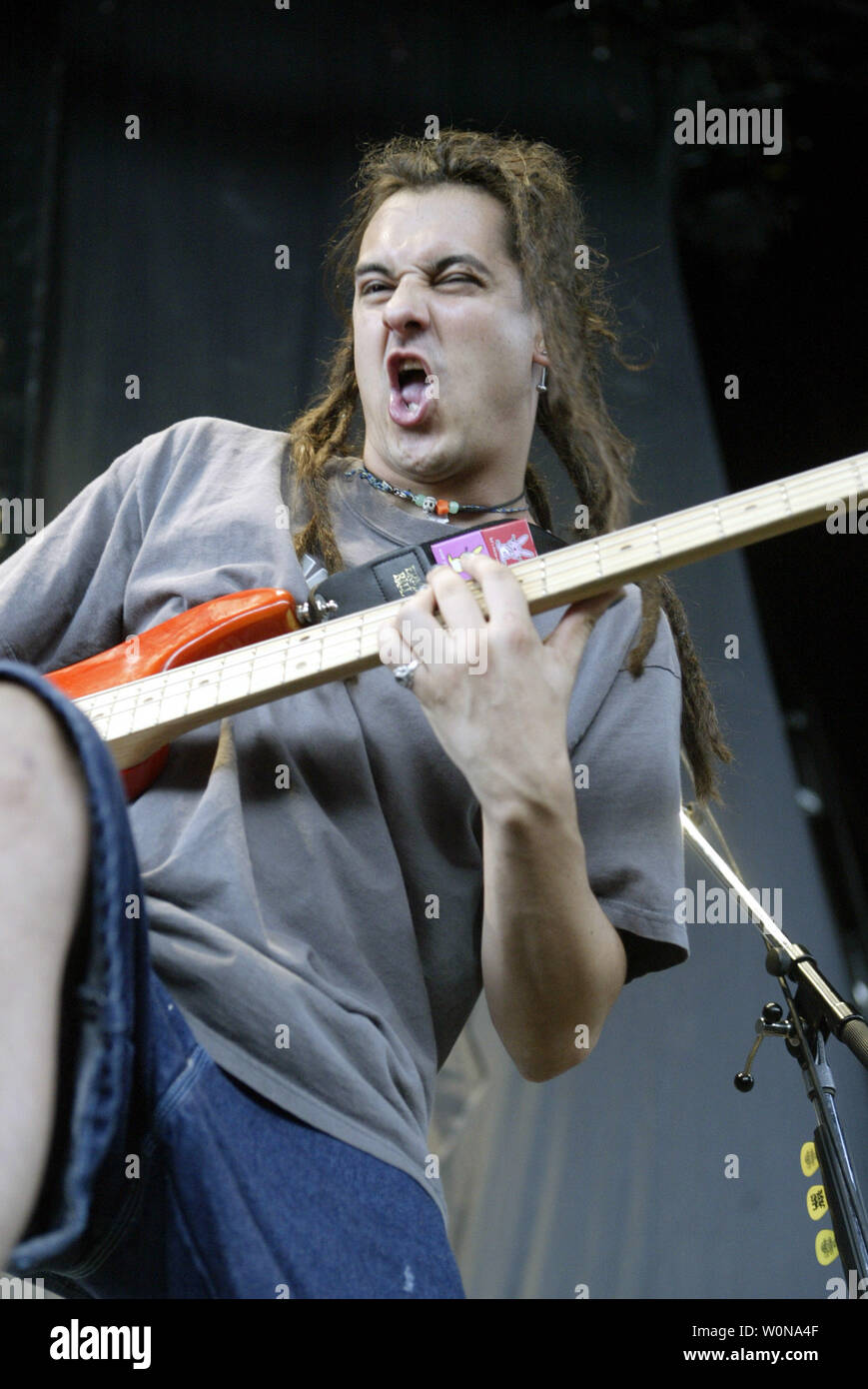 Roger, of Less Than Jake, performs in concert during the Projekt ...