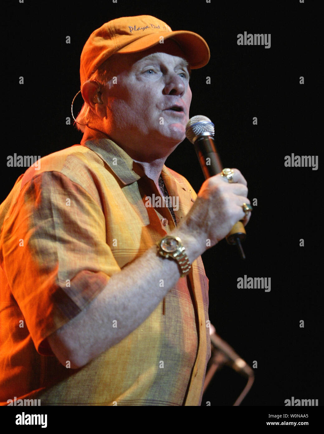 Mike Love performs in concert with The Beach Boys, at the Mizner Park ...