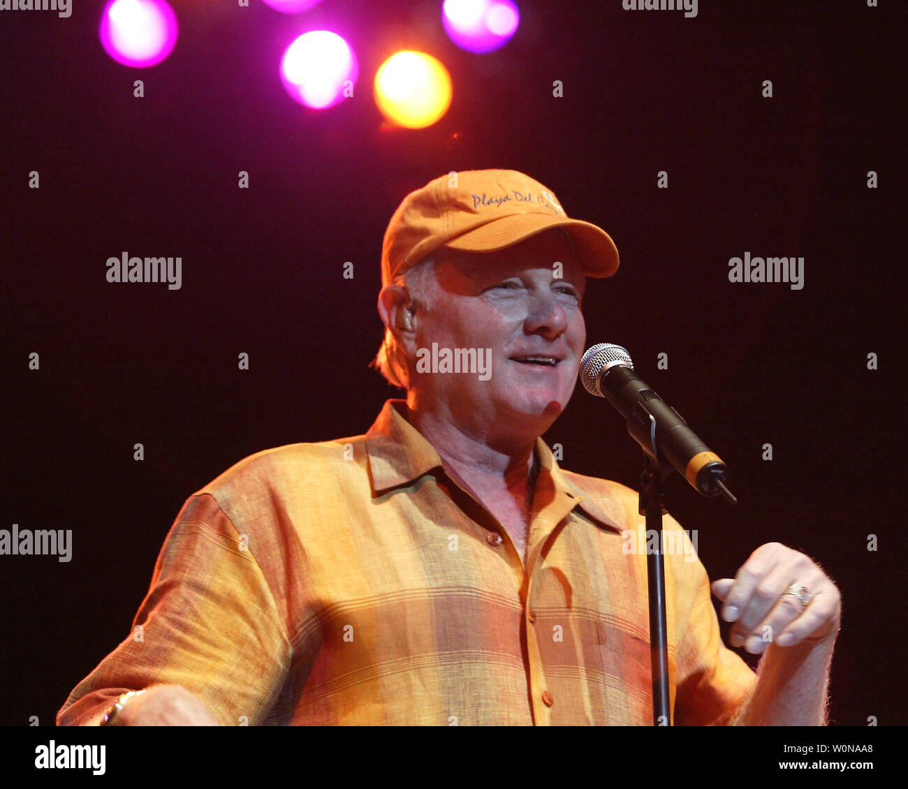 Mike Love performs in concert with The Beach Boys, at the Mizner Park ...